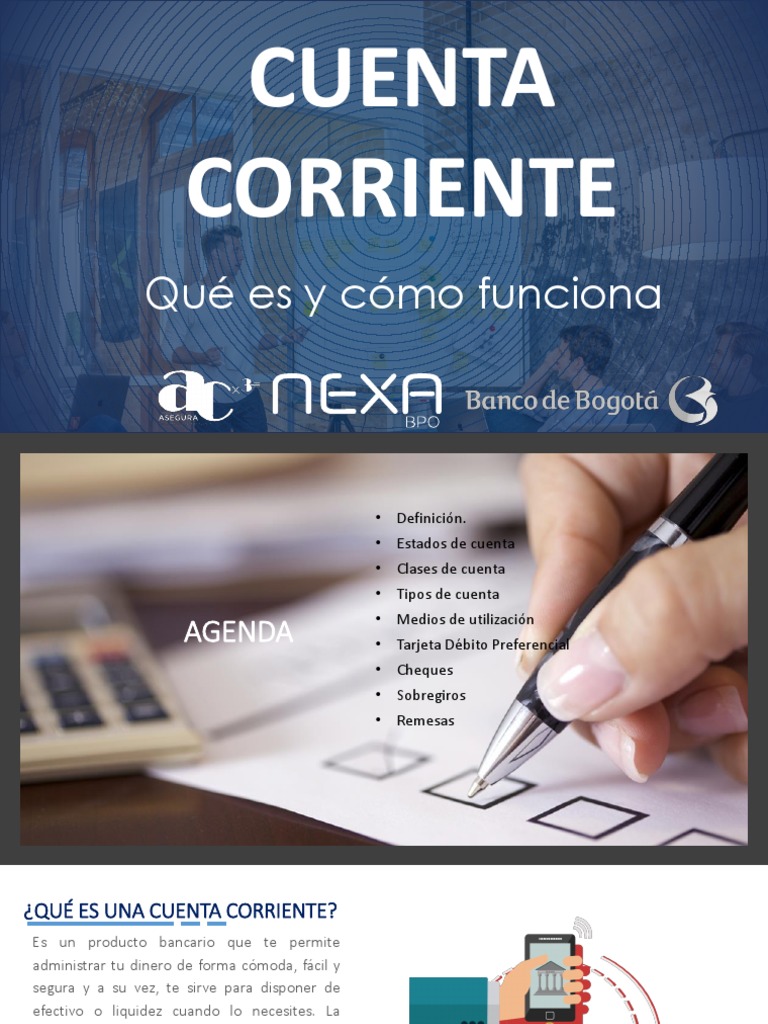 Cuenta Corriente | PDF | Cheque | Tarjeta de débito