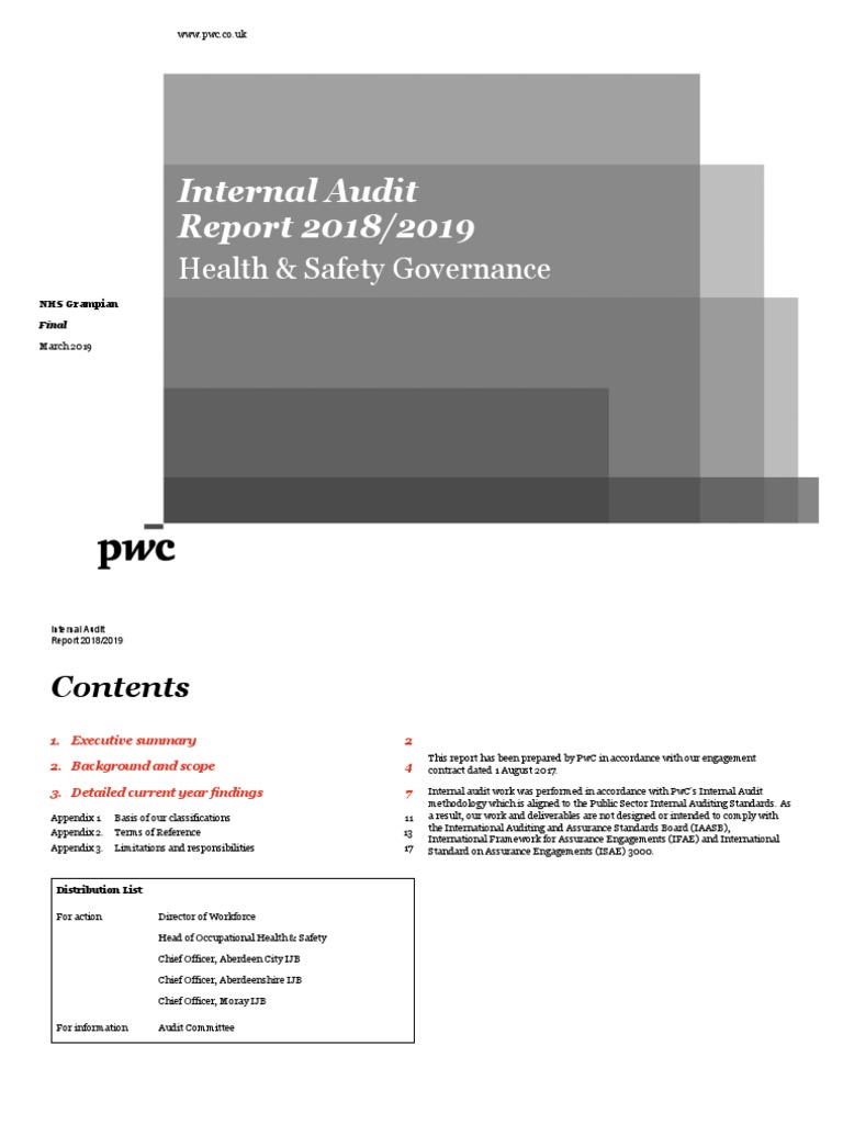NHS Grampian Internal Audit Reports - APPENDIX 1 | PDF