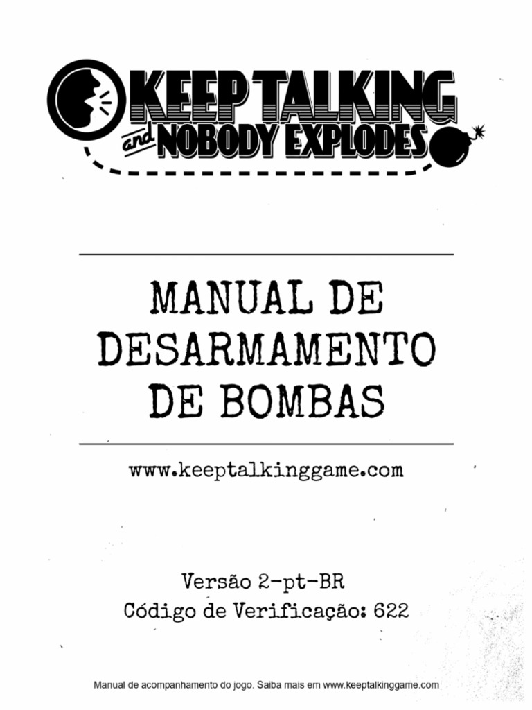 KeepTalkingAndNobodyExplodes BombDefusalManual v2 PT BR | PDF