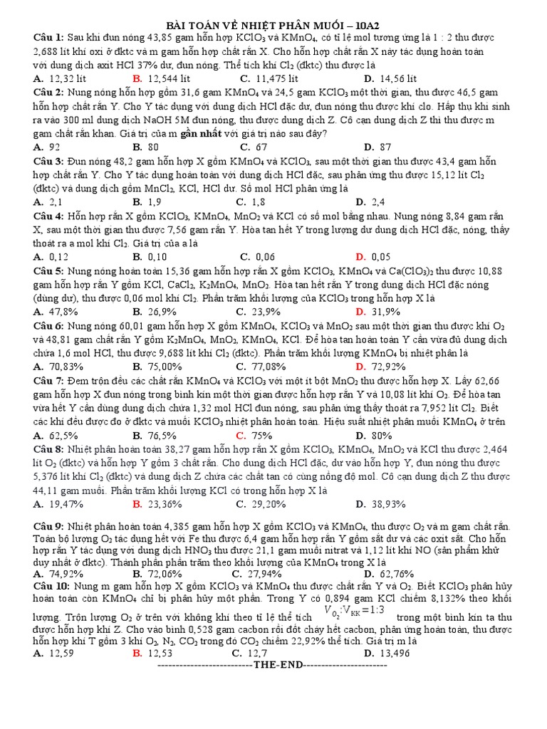 Nhiet Phan Muoi | PDF