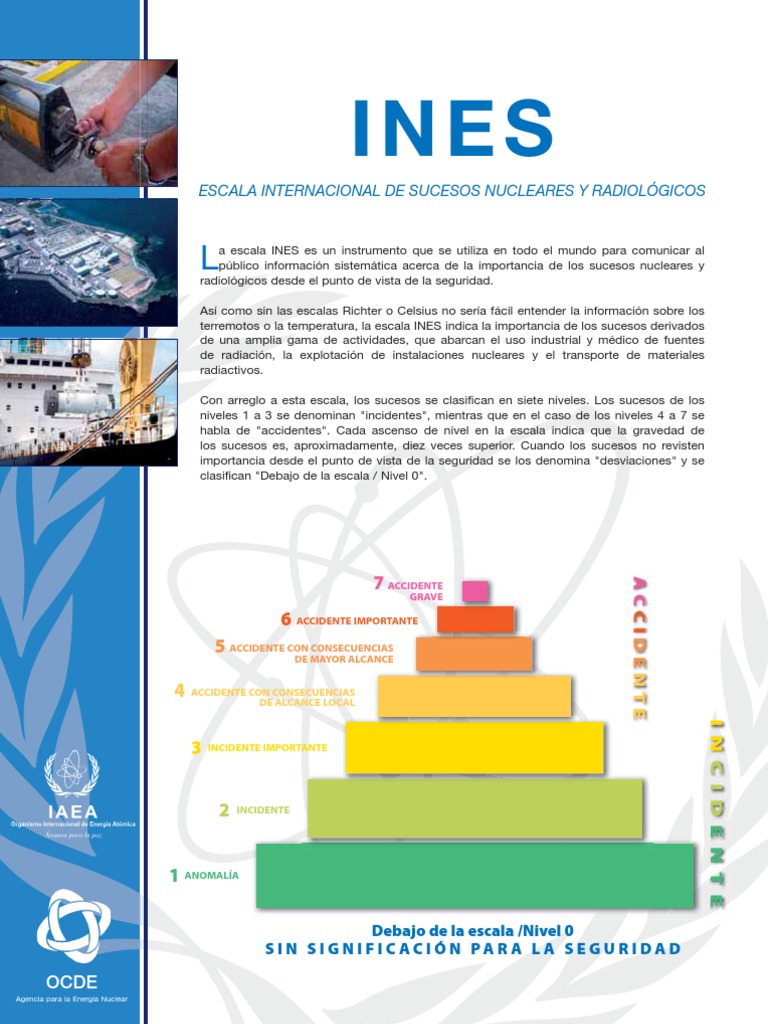 La Escala INES en Español | PDF | Desintegración radioactiva ...
