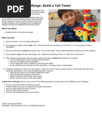 Tallest Paper Tower Challenge Guide | PDF | Tower