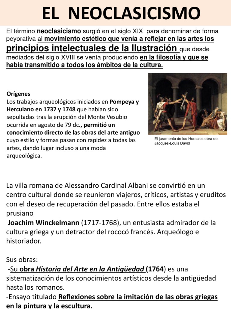 El Neoclasicismo-Introduccion | PDF | Era de iluminacion | Francisco Goya