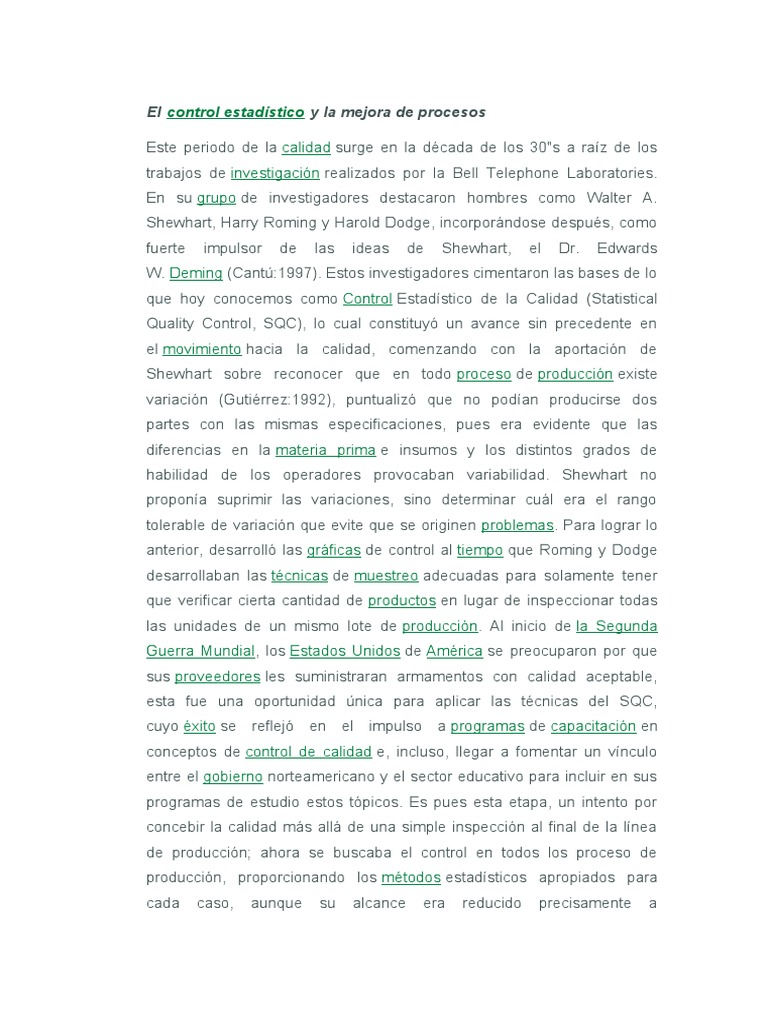 Teoria Cero Defectos | PDF | Calidad (comercial) | Six Sigma