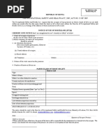 DOSH 21A Revised 2018 Workplace Registration Form | PDF | Occupational ...