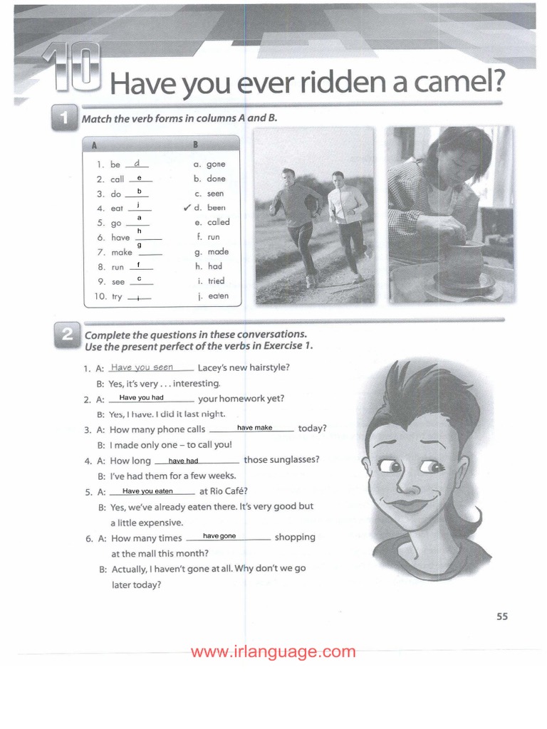 Workbook Unit 10 | PDF
