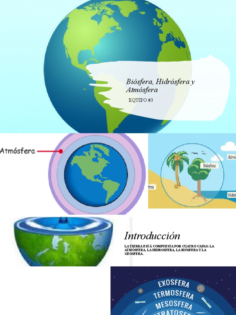 Capas de la Tierra: Biósfera e Hidrosfera | PDF | Atmósfera | Tierra