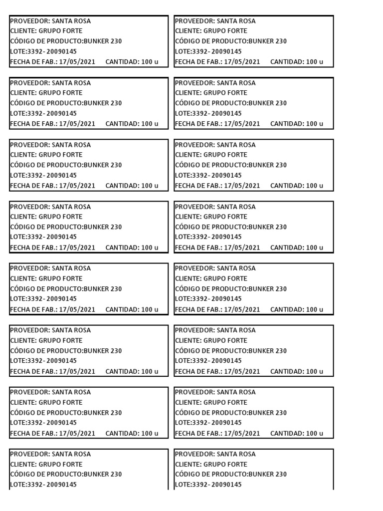 Forte Rotulo | PDF | Business | Negocios (general)