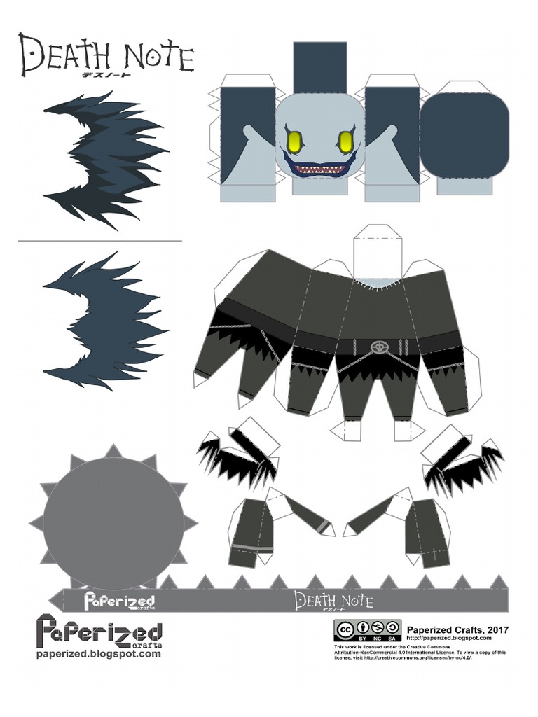 Death Note - Ryuk Papercraft | PDF