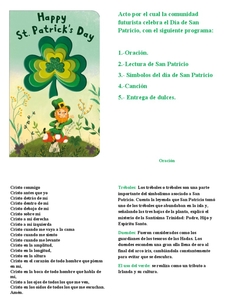 San Patricio Español | PDF | San Patricio | Cristo (título)
