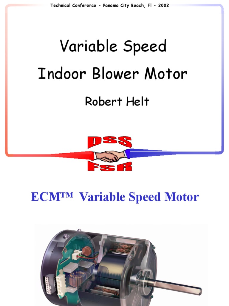 ECM™ Variable Speed Motor | PDF | Air Conditioning | Furnace