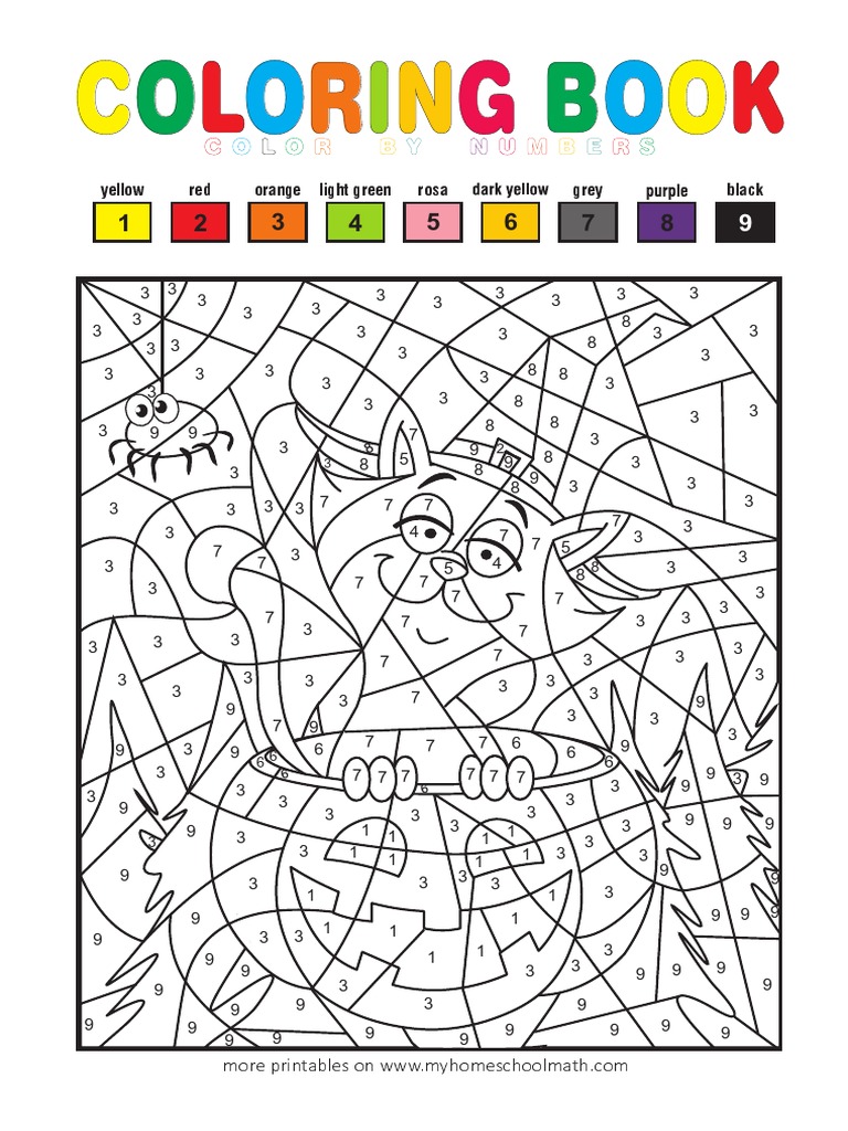 Colouring Numbers 14 | PDF | Vision | Imaging