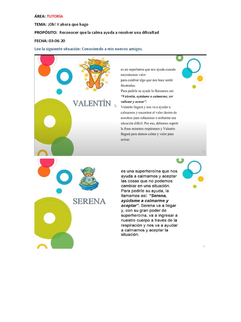 ¡Oh! Y Ahora Que Hago | PDF