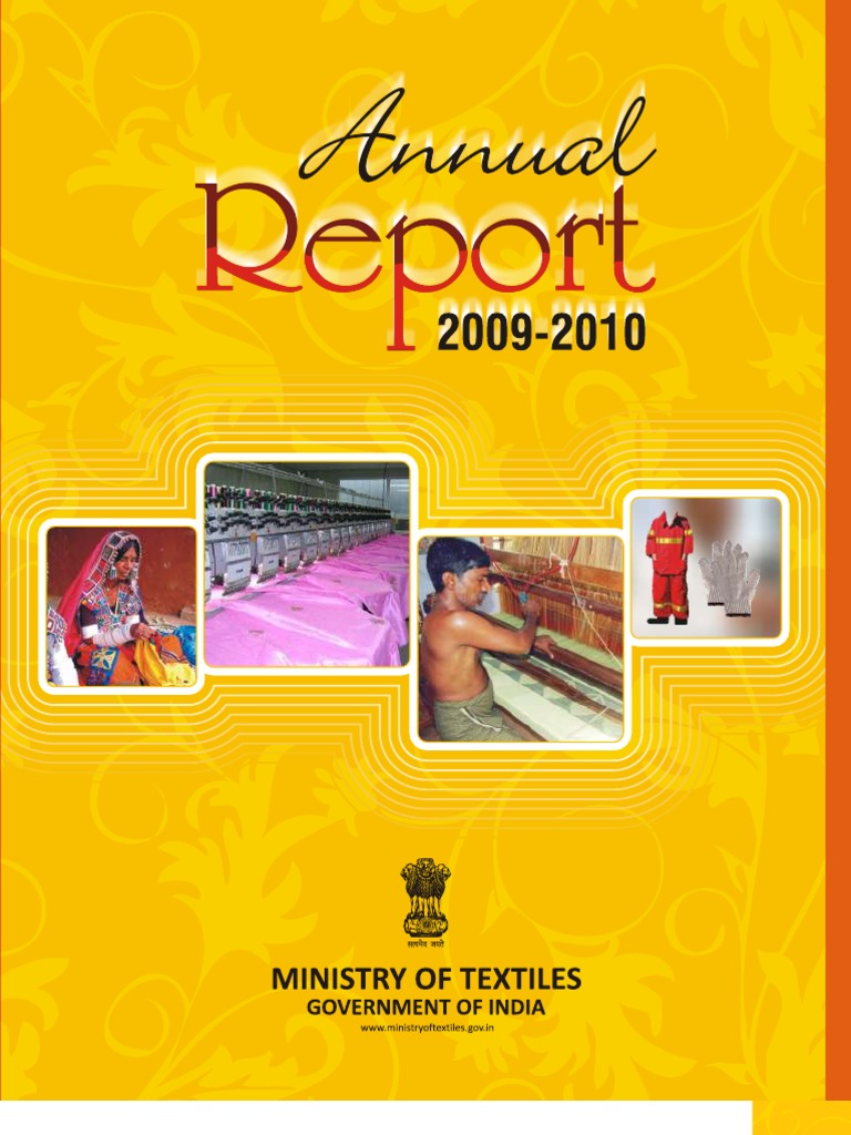 Annual Report Textile Industry | Cotton | Textile Manufacturing