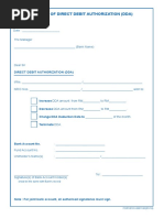 Debit Letter Format | PDF