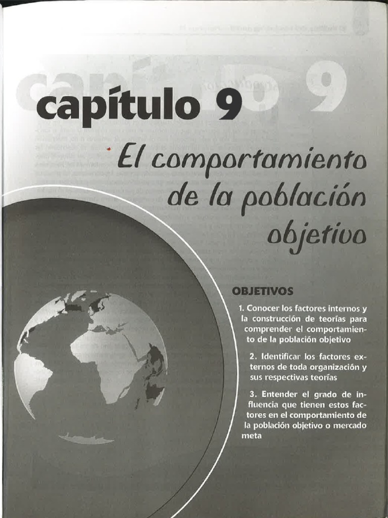 Capitulo 9 El Comportamiento de La Población Objetivo | PDF