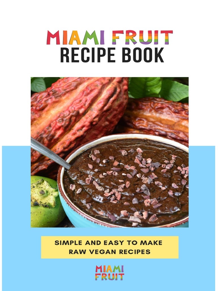Raw Vegan Smoothie Recipe Book | PDF | Smoothie | Chocolate