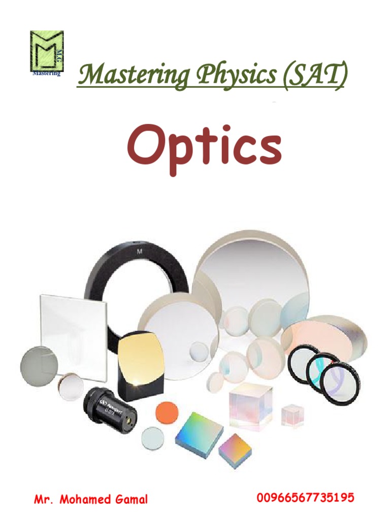 Chapter 16 Optics | PDF | Diffraction | Mirror
