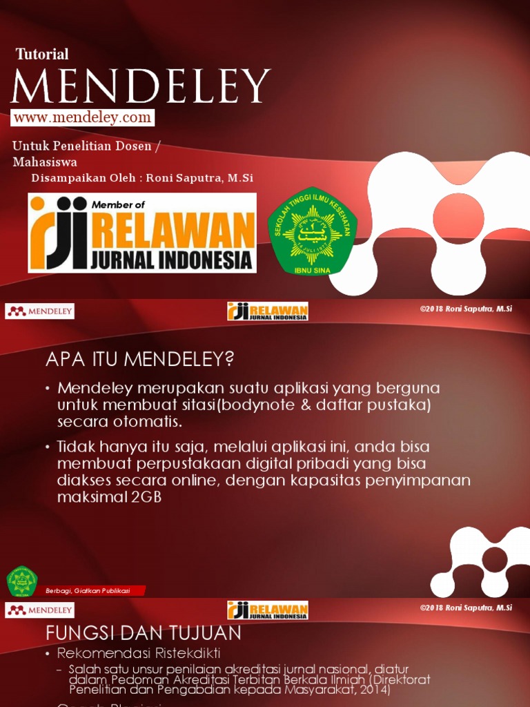 Tutorial Mendeley | PDF