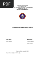 Presupuesto de Costos de Ventas | PDF | Costo | Presupuesto