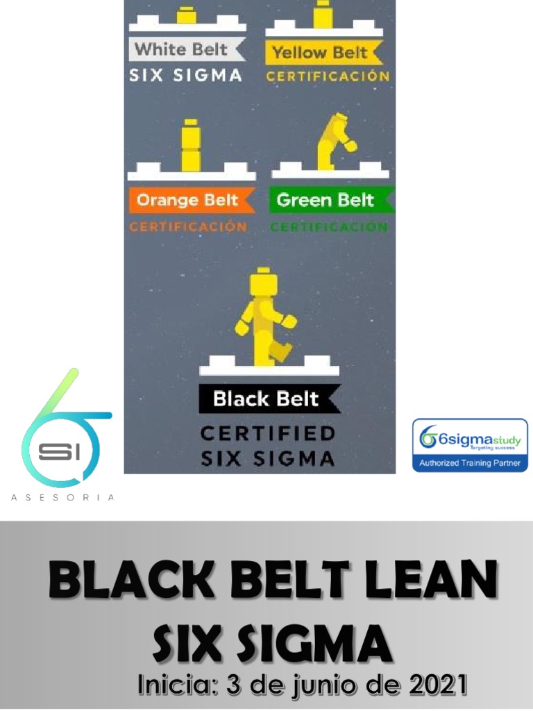 Pensum Black Belt Lean Six Sigma Junio 2021 | PDF | Lean Manufacturing ...