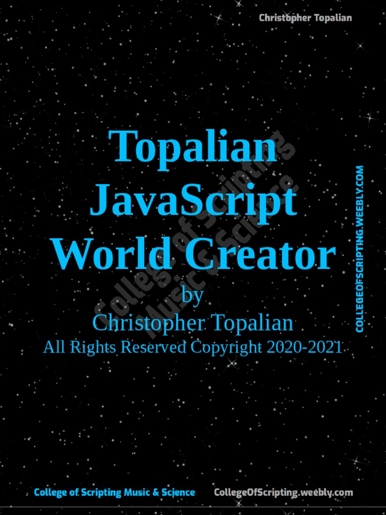 JavaScript World Creator by Christopher Topalian | PDF | Java Script ...