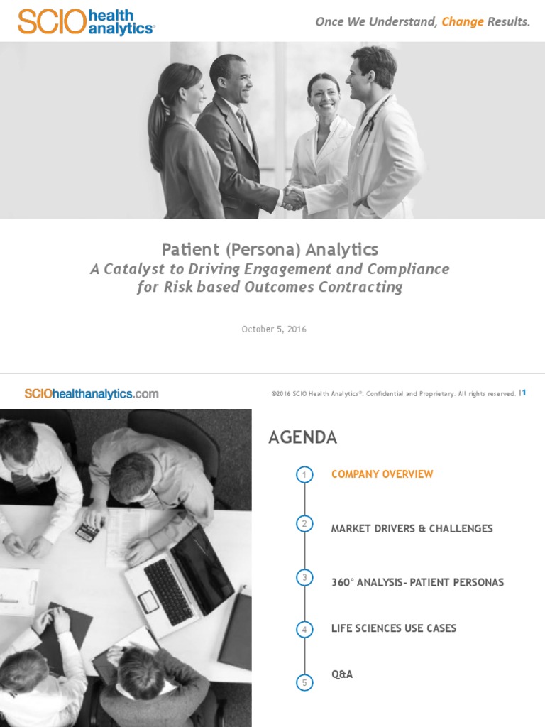 Patient (Persona) Analytics: A Catalyst To Driving Engagement and ...