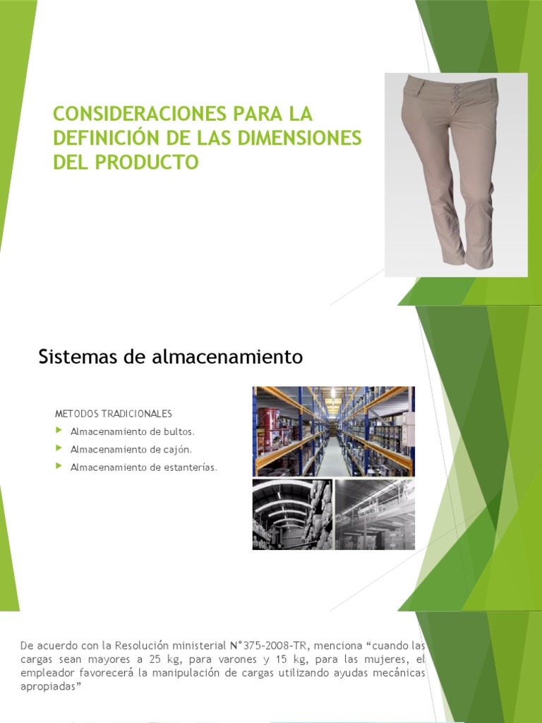 Consideraciones para La Definición de Las Dimensiones Del | PDF