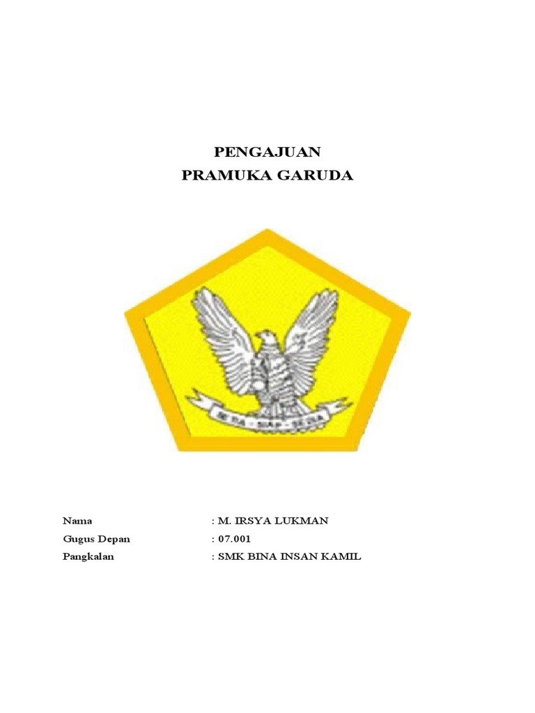 Cover Pramuka Penegak Garuda | PDF