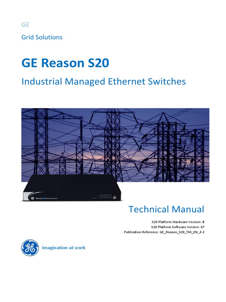GE Reason S20 Ethernet Switch Manual | PDF | Computer Network ...