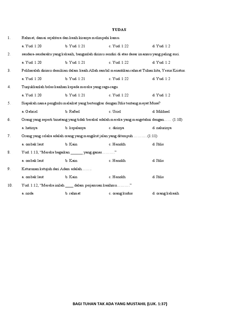 Yudas | PDF