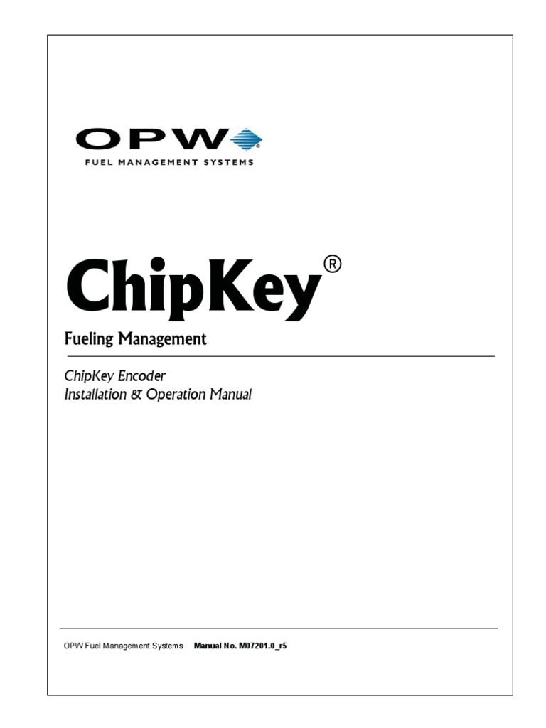 M72!01!04 ChipKey Encoder Owners Manual | PDF | Computer Terminal ...