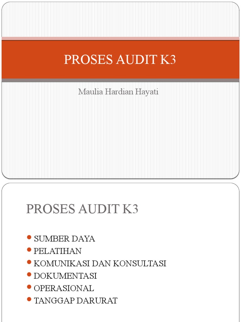 Proses Audit K3 | PDF