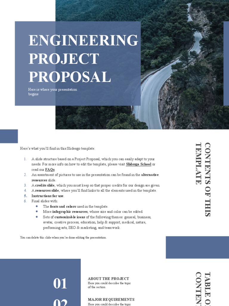 Engineering Project Proposal Blue | PDF