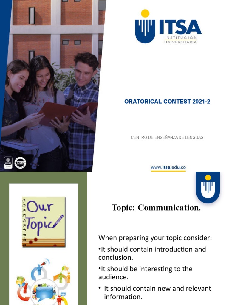 Oratorical Contest 2021 Guidelines | PDF | Essays | Human Nature