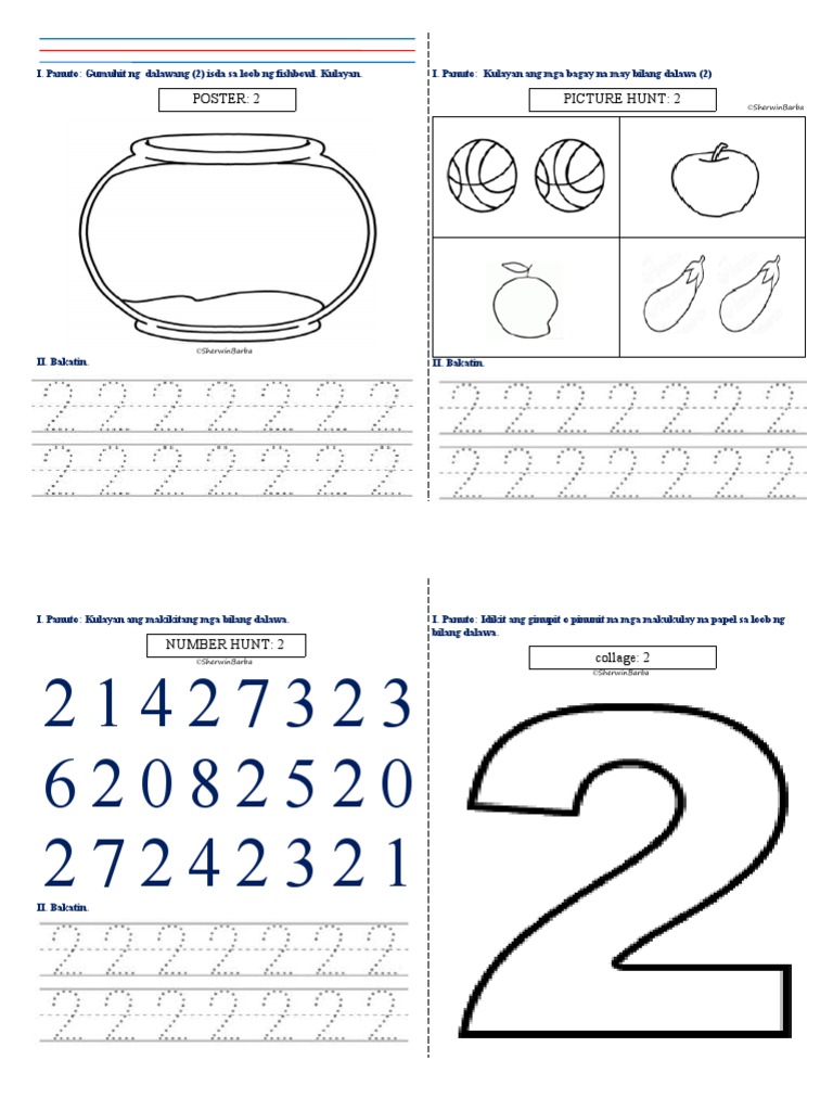 Number 0-2 Activities | PDF