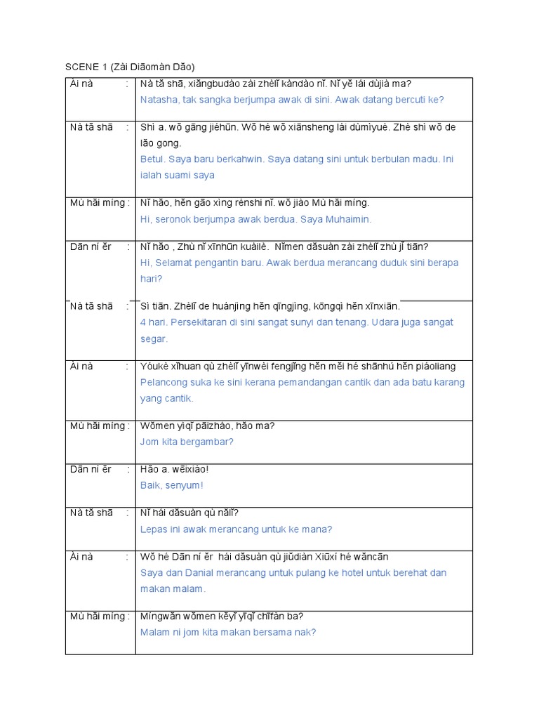 Mandarin Script | PDF