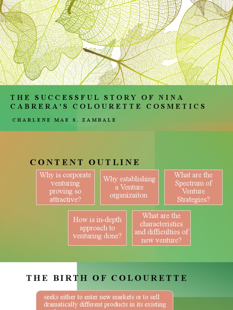 Rise to Success: An Analysis of Nina Cabrera and Colourette Cosmetics ...