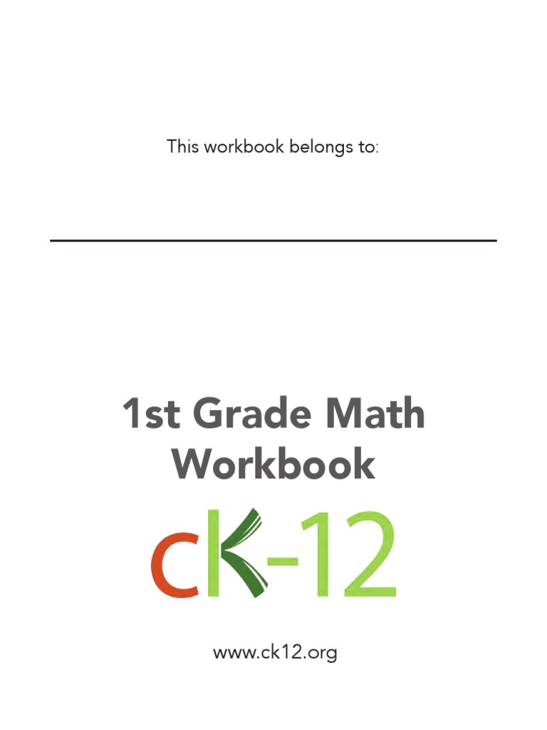 Workbook Math 1st-Grade-FINAL | PDF | Subtraction | Numbers