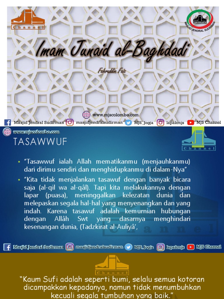 Imam Junaid Al Baghdadi | PDF