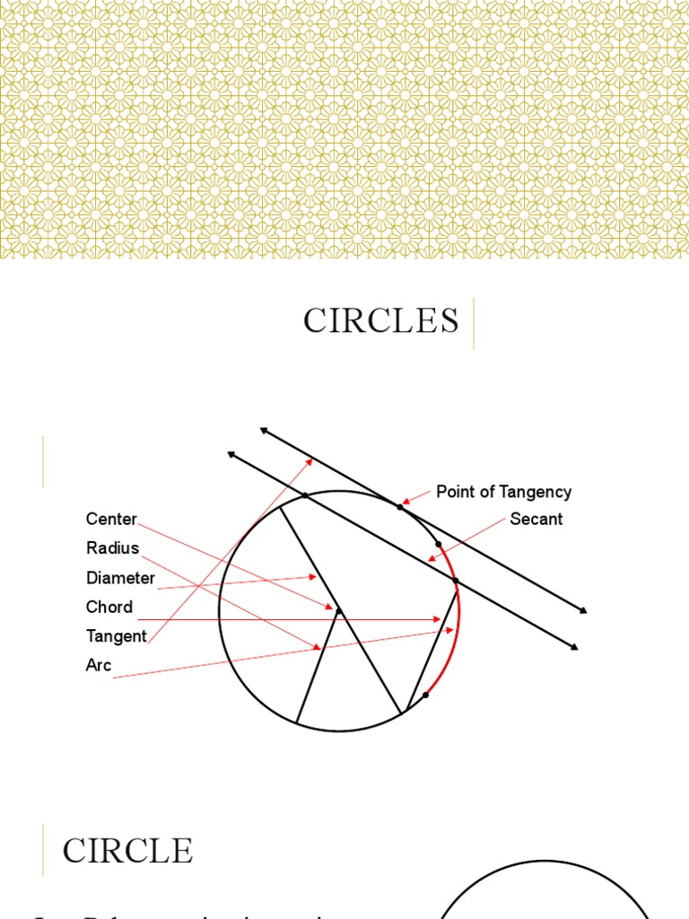 CIRCLES - Angles, Chords | PDF | Circle | Area