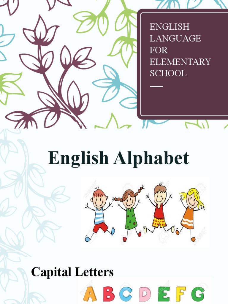 ENGLISH LANGUAGE FOR ELEMENTARY SCHOOL (Picture Book) | PDF | Language ...
