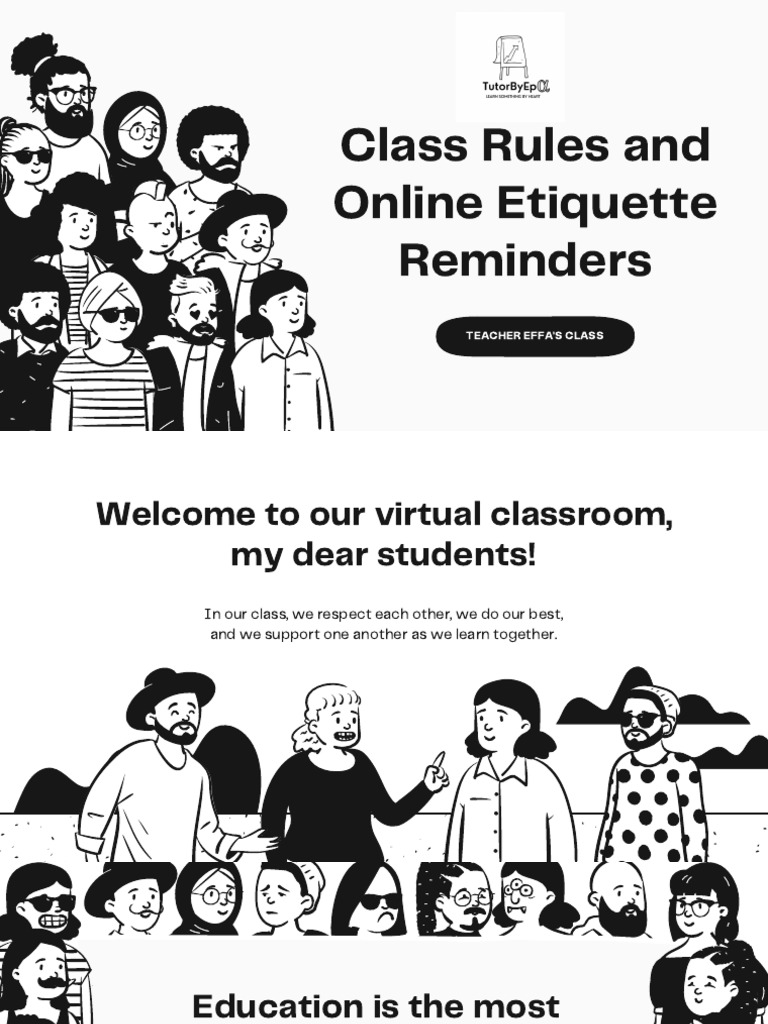 Virtual Classroom Guidelines | PDF | Classroom | Human Nature