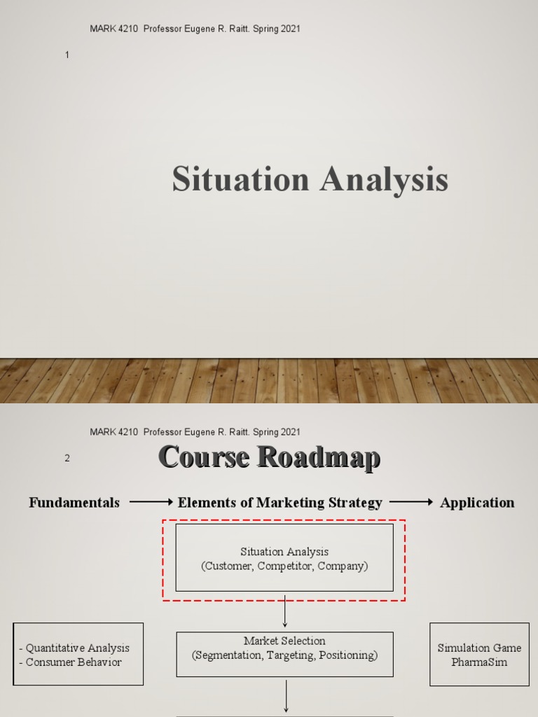 MARK4210 Class 5 Situation Analysis Complete | PDF | Marketing Strategy | Competitive Advantage