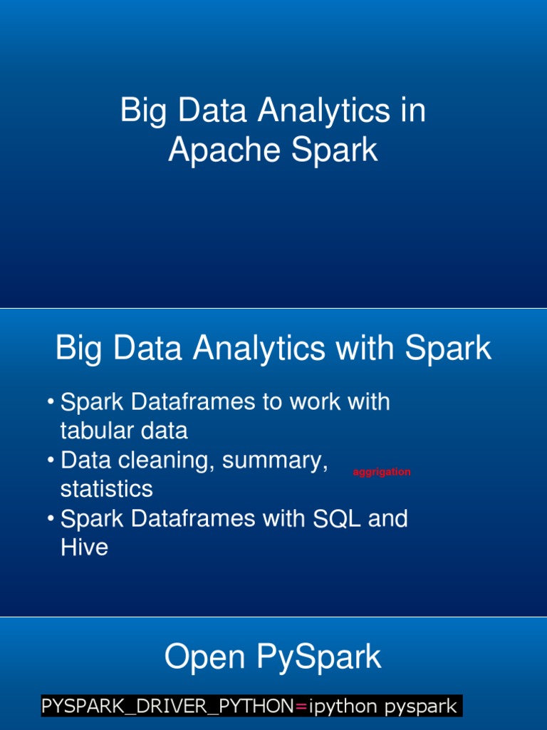 Big Data Analytics In Apache Spark Pdf Apache Spark Comma