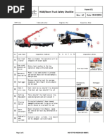 Boom Lift - Daily Checklist | PDF