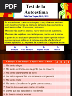 Test Autoestima Profesional | PDF | Autoestima | Sicología