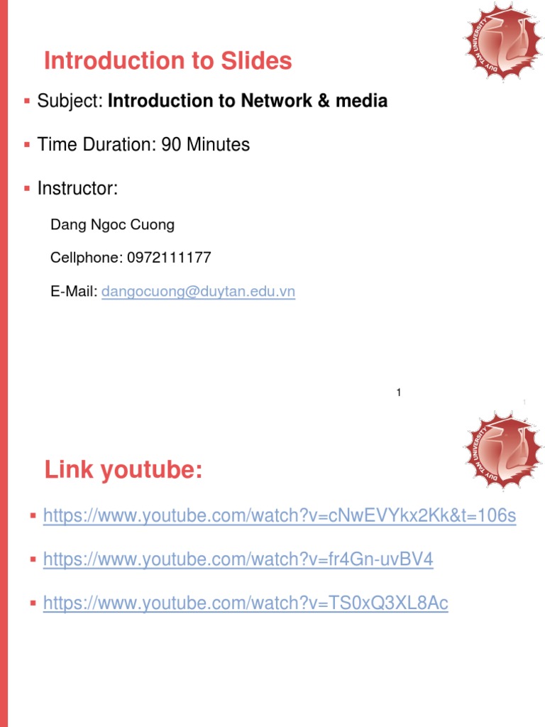 CMU-CS S252 - Introduction To Network - Telecommunication Technology - 2020S - Lecture Slides ...