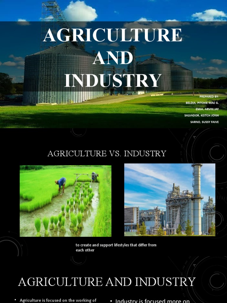 Agriculture and Industry | PDF | Agriculture | Industrialisation