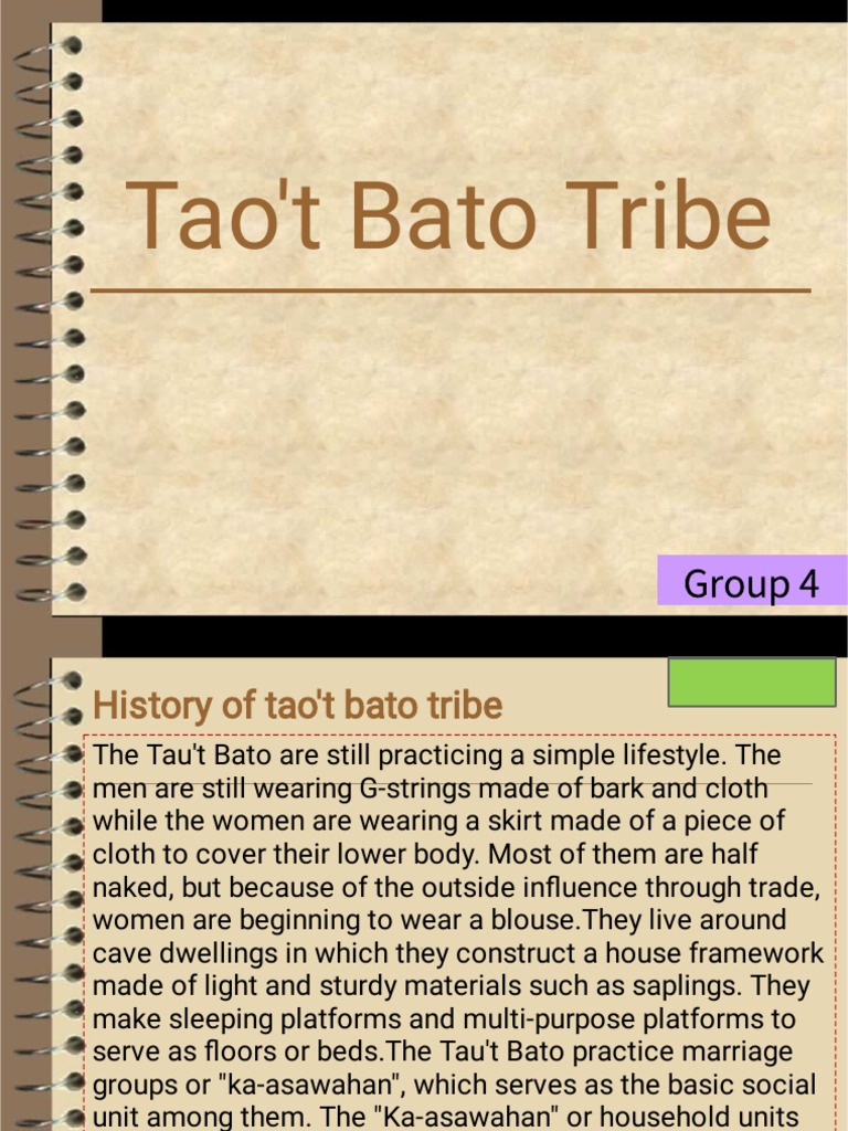 Tao't Bato Tribe | PDF